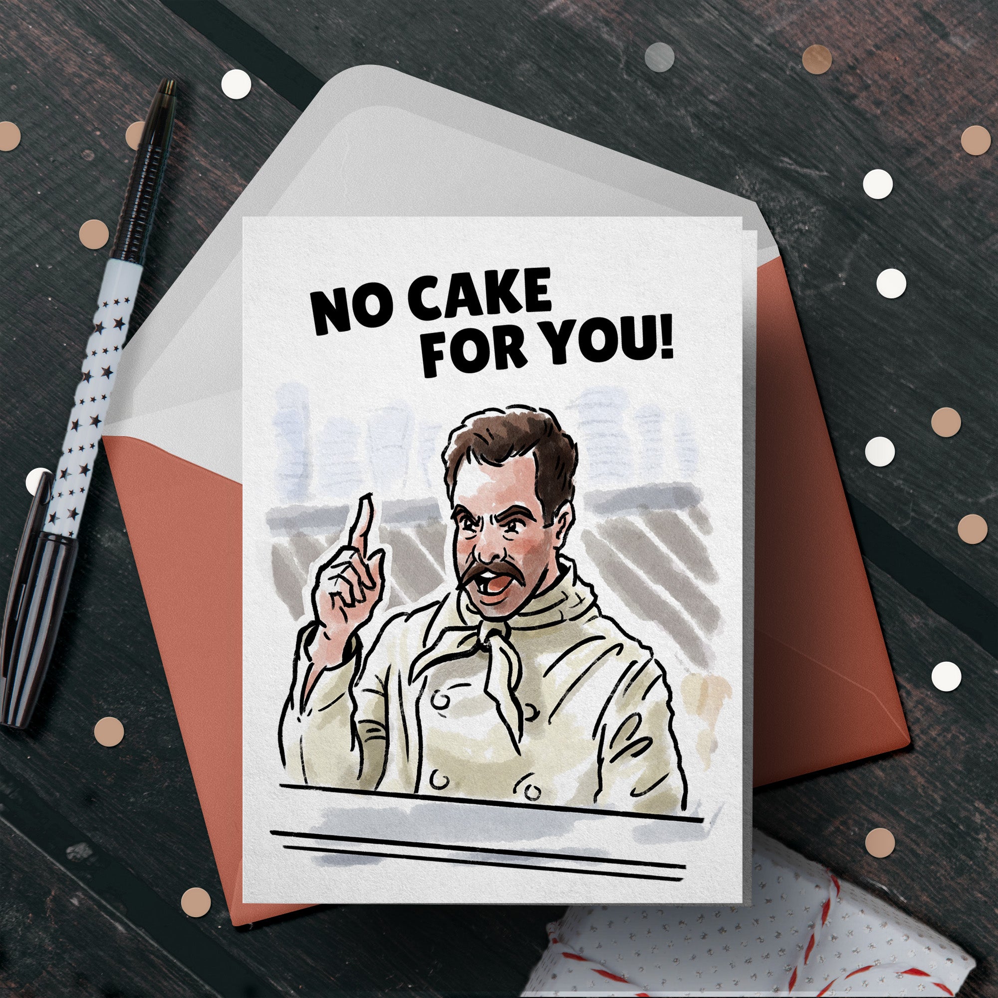 "No Cake for YOU" - Seinfeld Funny Birthday Card | Aaron Millard ...